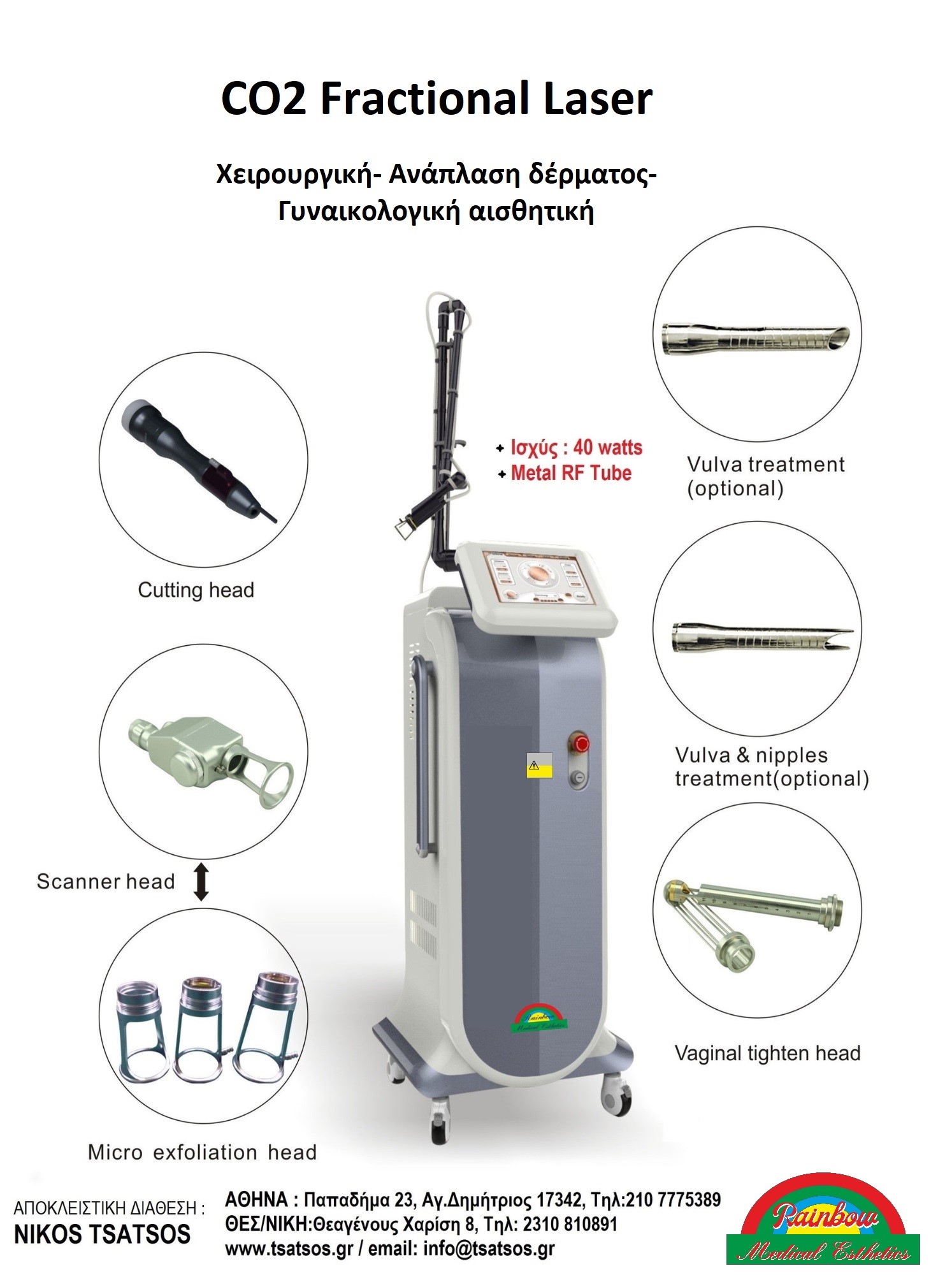 FRACTIONAL LASER - Rainbow Medical Esthetics | NIKOS TSATSOS MEDICAL